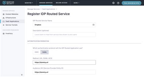 Use Saml Proxy To Secure A Single Saas Application In Okta Sonicwall Cloud Secure Edge