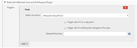 Bitbucket Push And Pull Request Plugin Not Triggering Builds For Feature Branch · Issue 100