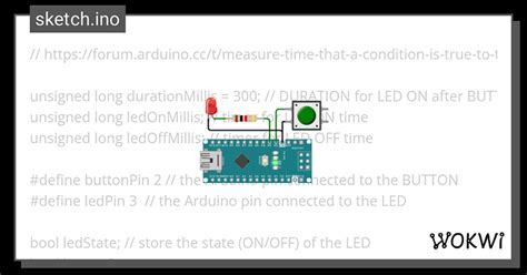 Push Button Turning On A Led For Certain Time Leds And Multiplexing