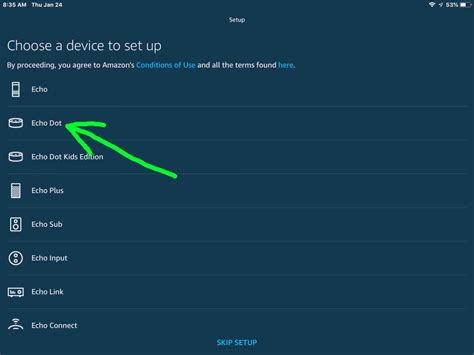 can t connect to echo dot