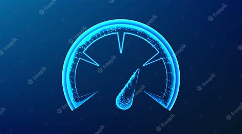 Premium Vector Speedometer Indicators Level Score Scale Panel Accelerate Rating Abstract Low