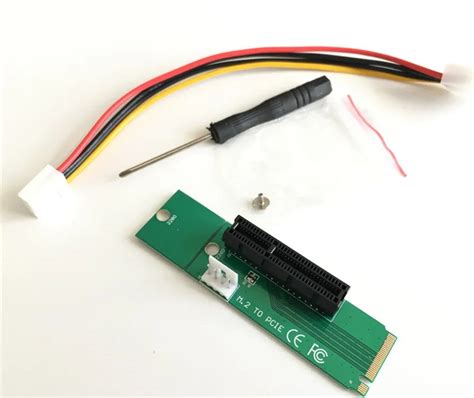 Pci Express Pci Express Pci E X X Female To Ngff M M Male Network Adapter Key Power Cable