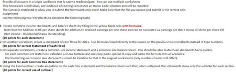 Solved Provide All Answers In A Single Workbook That Is Easy