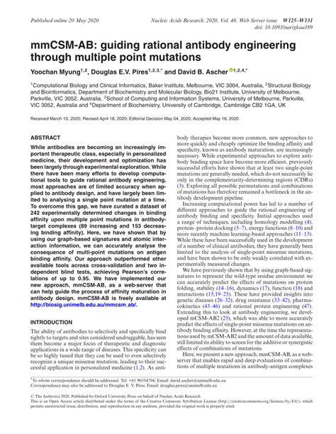 Pdf Mmcsm Ab Guiding Rational Antibody Engineering Through Multiple