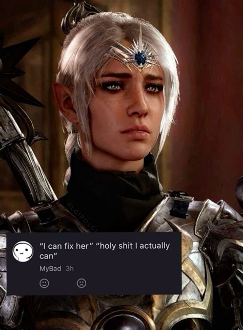 Shadowheart Bg3 Meme Baldurs Gate Gate Fantasy Aesthetic