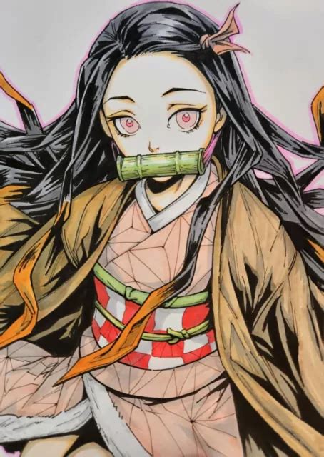 Nezuko Kamadodemon Slayer Fan Artdrawingmarkerscomicsmanga