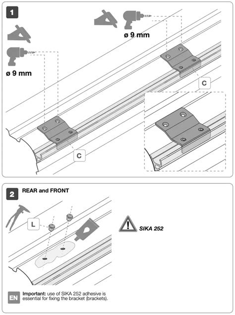 Fiamma Vw T5 T6 Multirail Reimo Instructions