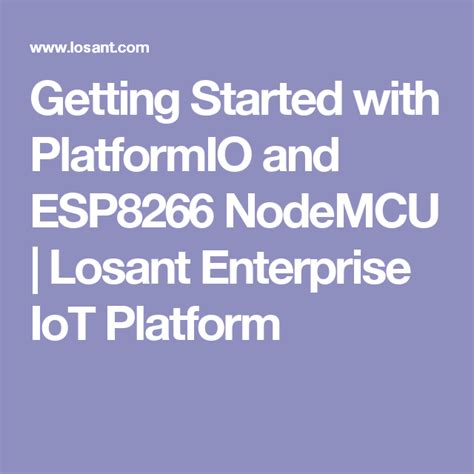 Getting Started With Platformio And Esp8266 Nodemcu Lcd Iot Connection