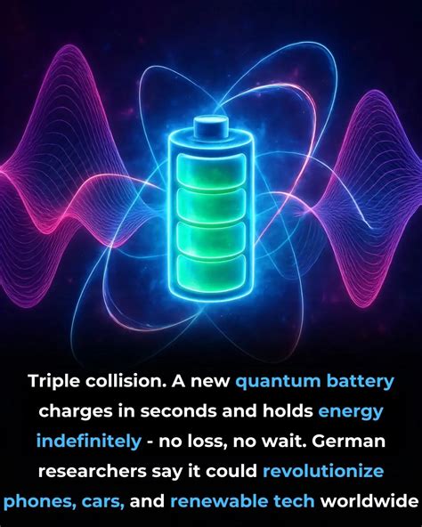 German Physicists Create Room Temperature Quantum Battery That Charges Instantly