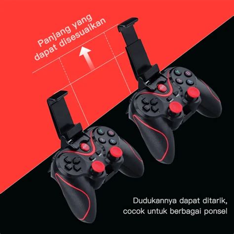 Stik Stick Game Bluetooth X3 Wireless Controller For Handphone Android Gamepad Stik Bluetooth
