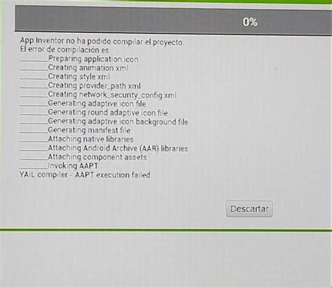 My App Wont Open Aapt Execution Failed Bugs And Other Issues Mit App Inventor Community