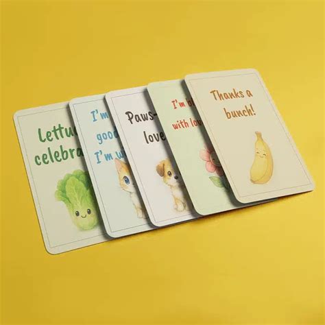 Custom Pun Cards Printing Create Personalized Pun Card Decks