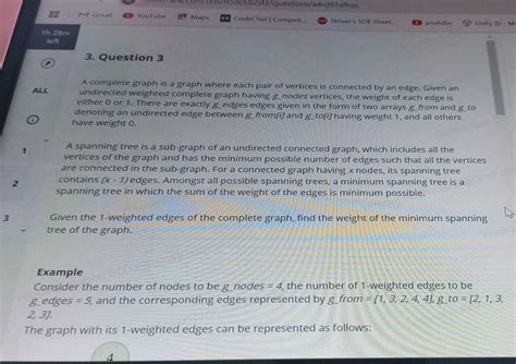 3 Question 3 A Complete Graph Is A Graph StudyX