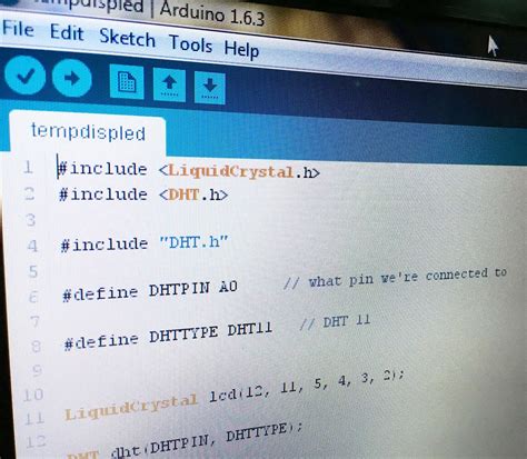 temp and humidity sensor with lcd disp and led indicator 5 steps with