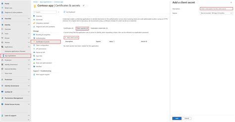 microsoft entra id에서 앱 자격 증명 추가 및 관리 microsoft identity platform
