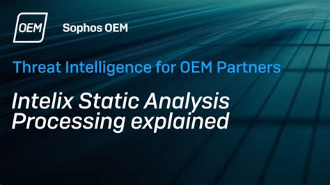Purvang R On Linkedin How Does Sophoslabs Intelix Static Analysis Processing Work
