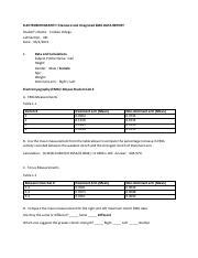 EMG I And II Data Report Pdf ELECTROMYOGRAPHY I Standard And Integrated EMG DATA REPORT