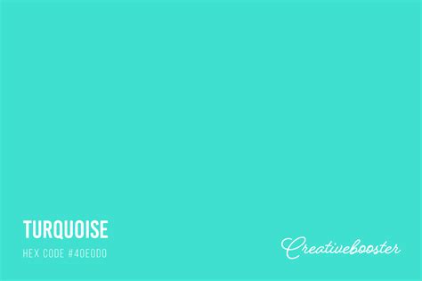 All About Color Turquoise Color Codes Meaning And Pairings