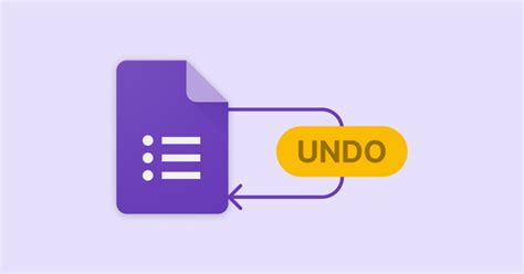 How To Undo In Google Forms