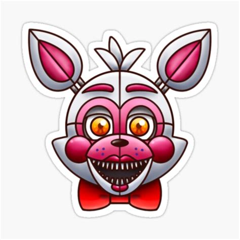 Funtime Foxy Sticker For Sale By Sketchartz Redbubble