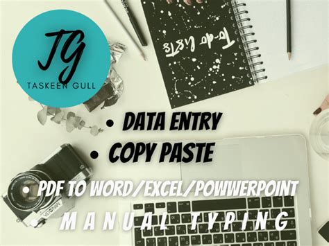 Accurate Data Entry Excel Work Manual Typing Convert PDF Into WORD Upwork