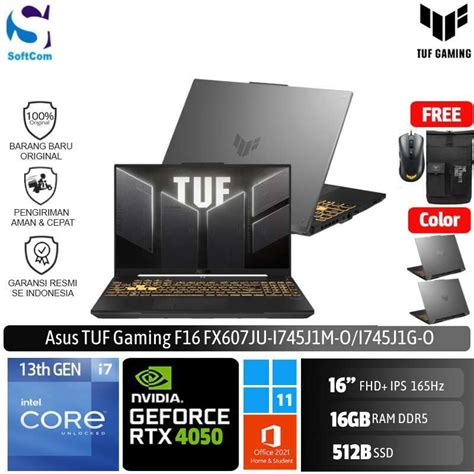 Promo Asus Tuf F16 Fx607ju I745j1g I745j1m Laptop Gaming I7 13650hx