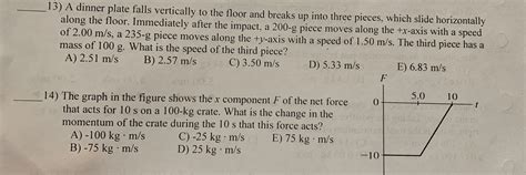 Help With Ap Physics Momentum Impulse R Highschool