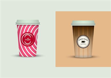 종이 커피 컵 아이콘 벡터 Eps Ai Uidownload