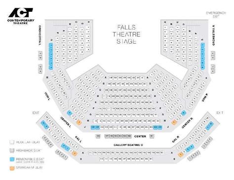 Act Theatre Seattle Seating Chart Scts The Snow Queen Seattle