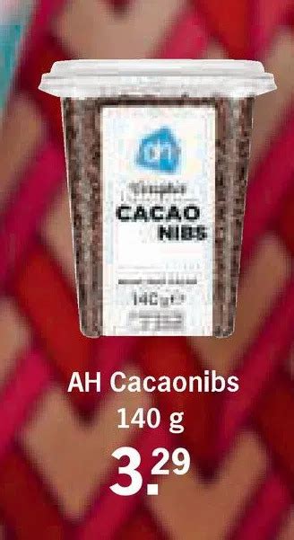 Ah Cacaonibs 140 G Aanbieding Bij Albert Heijn