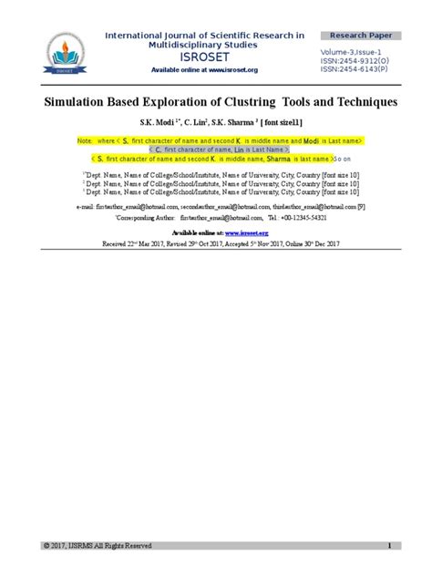 Simulation Based Exploration Of Clustring Tools And Techniques Pdf