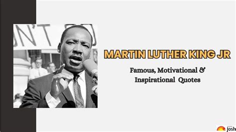Martin Luther King Jr Best Famous And Success Quotes By Martin
