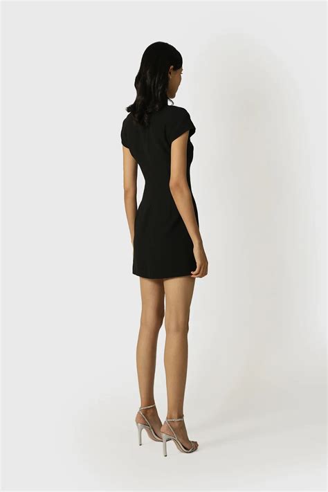 Iris Mini Dress In Black Sau Lee Official Website
