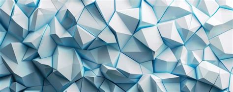 Modern Polygon Background With Sharp Edges And Shades Of Blue And Grey