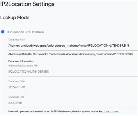 No Geolocation Plugin Works For Me General Questions Matomo Forums