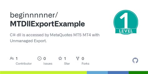 Github Beginnnnnermtdllexportexample C Dll Is Accessed By Metaquotes Mt5 Mt4 With Unmanaged
