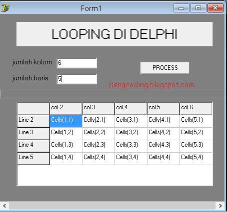DELPHI Looping Atau Perulangan Dalam Delphi Adestuff