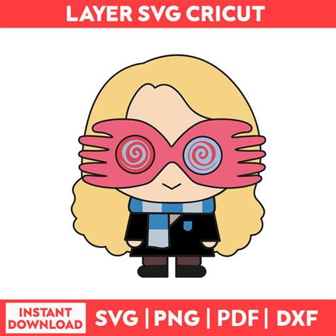 Luna Lovegood Aclyric Harry Potter On Potter Felt Svg Harry Inspire