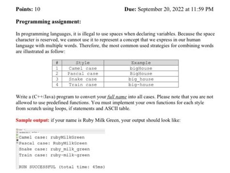 Solved Java Language And Dont Use Any Method Like