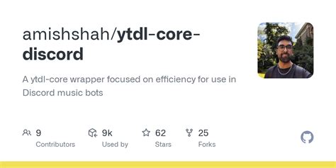 github amishshah ytdl core discord a ytdl core wrapper focused on
