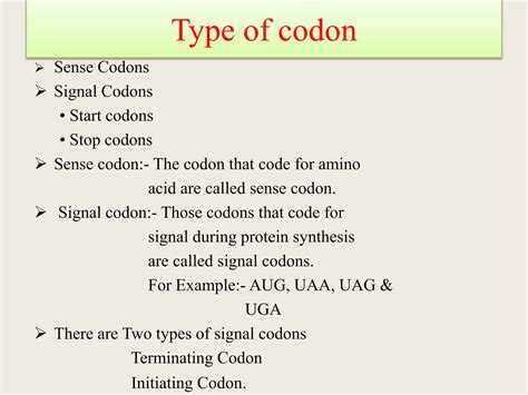Genetic Code Ppt Pptx
