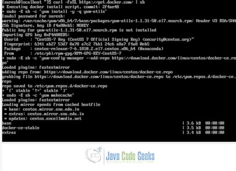 Docker Install On Centos Example Examples Java Code Geeks 2021