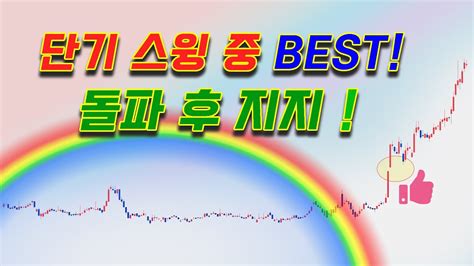 단기스윙 최고의 자리 실전종목 분석 돌파 후 눌림목 지지 Youtube