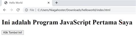 Belajar Algoritma Array Dalam Bahasa Java Script