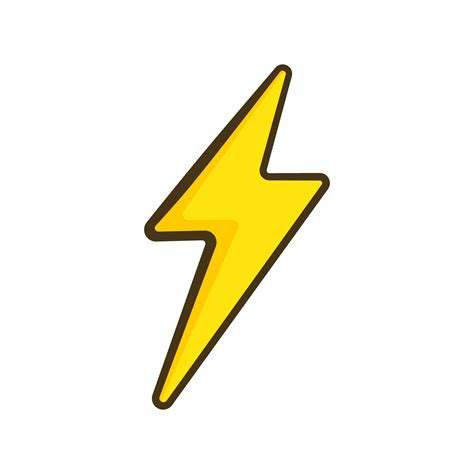 Lightning Bolt Cartoon 25377427 Vector Art At Vecteezy