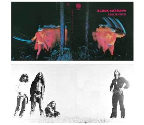Black Sabbath Paranoid Album Cover Black Inner Sabbath Paranoid Cover