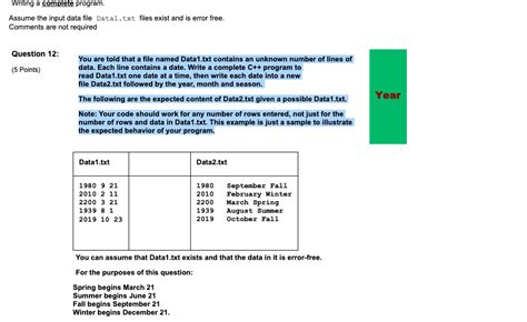 Solved Writing A Complete Program Assume The Input Data