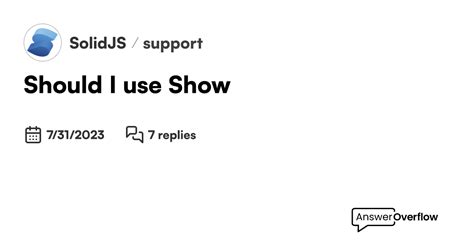 Should I Use Solidjs