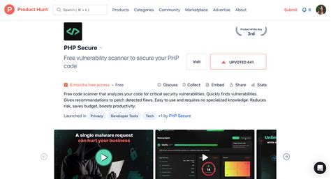 Php Secure Is 3 Product Of The Day On Product Hunt By Phpsecure Medium