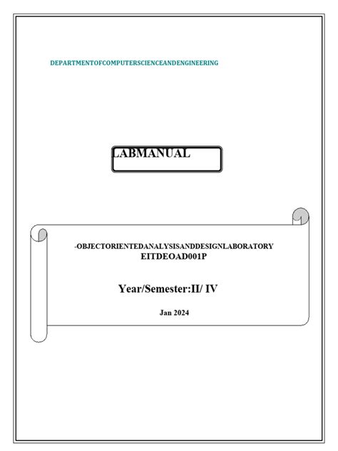 lab manual ooad pdf conceptual model unified modeling language